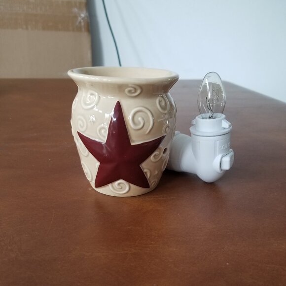 Scentsy | Accents | Scentsy Mini Wax Warmer Plugin Rustic Star | Poshmark